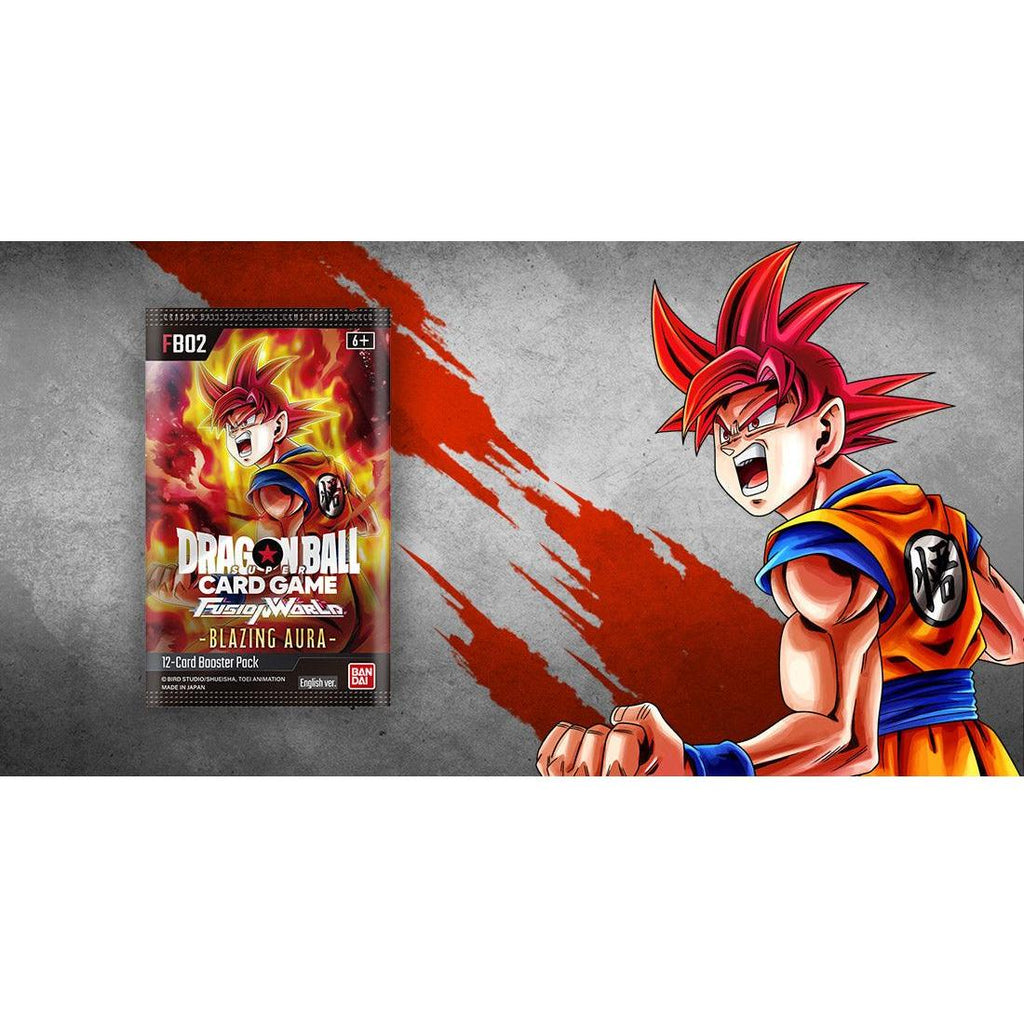 DBS Fusion World [FB02] Blazing Aura Booster Display – Table Top Warfare