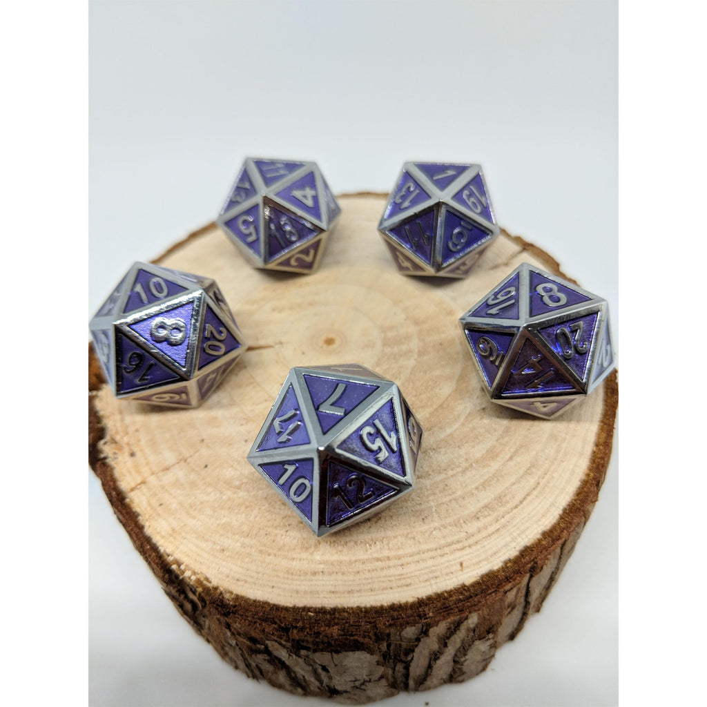 Dice Hoard: Metal D20 Set - Set 03 – Table Top Warfare
