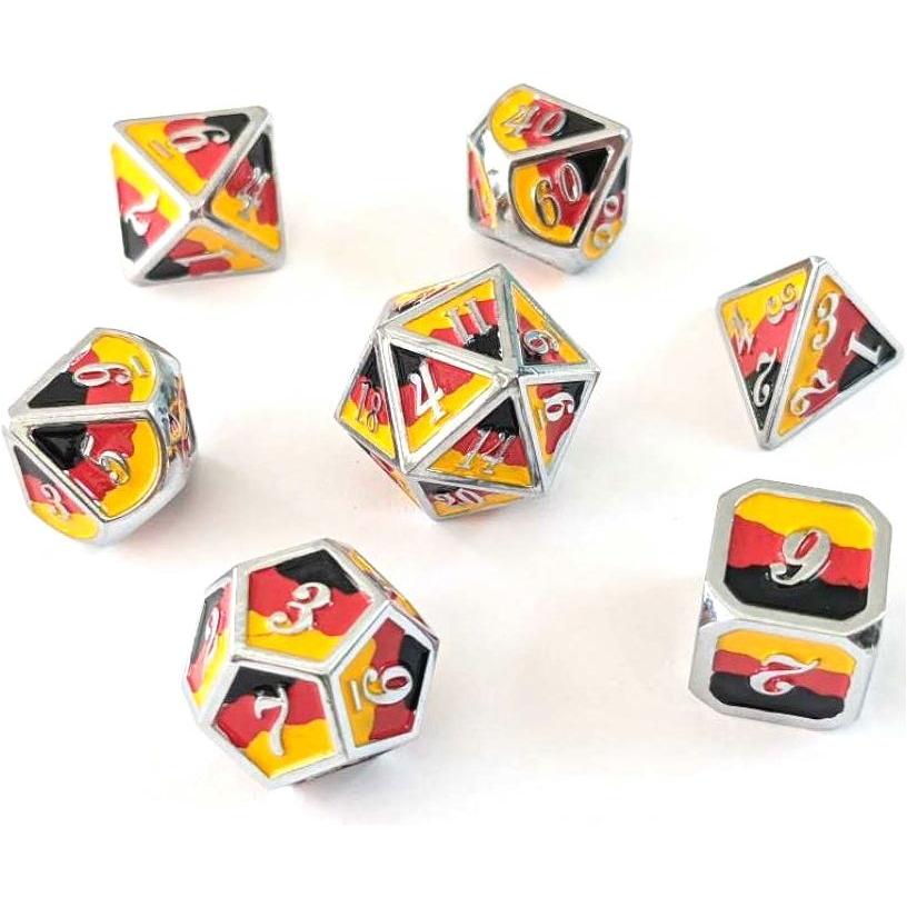 Dice Hoard: Metal 7-Dice Set - Set 53 – Table Top Warfare