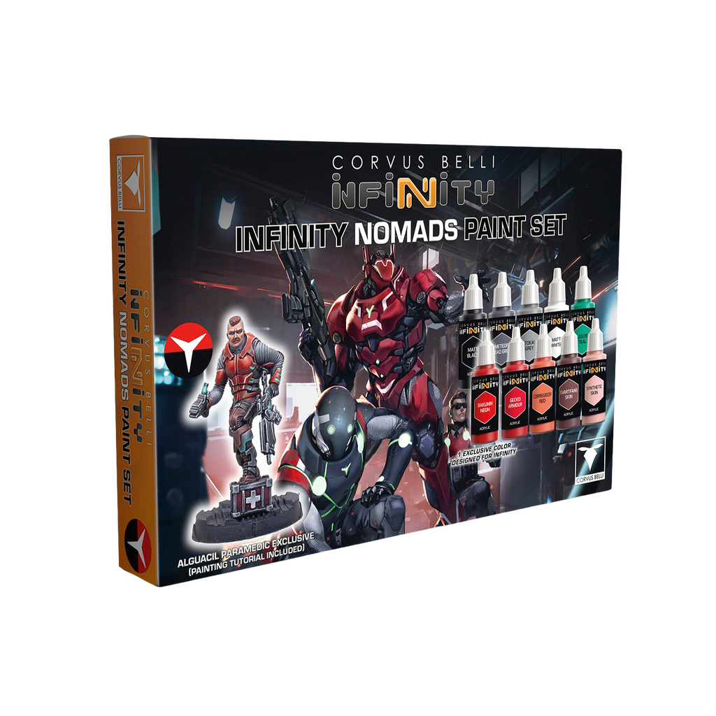 Infinity - Nomads: Paint Set (Alguacil Paramedic Exclusive) – Table Top ...