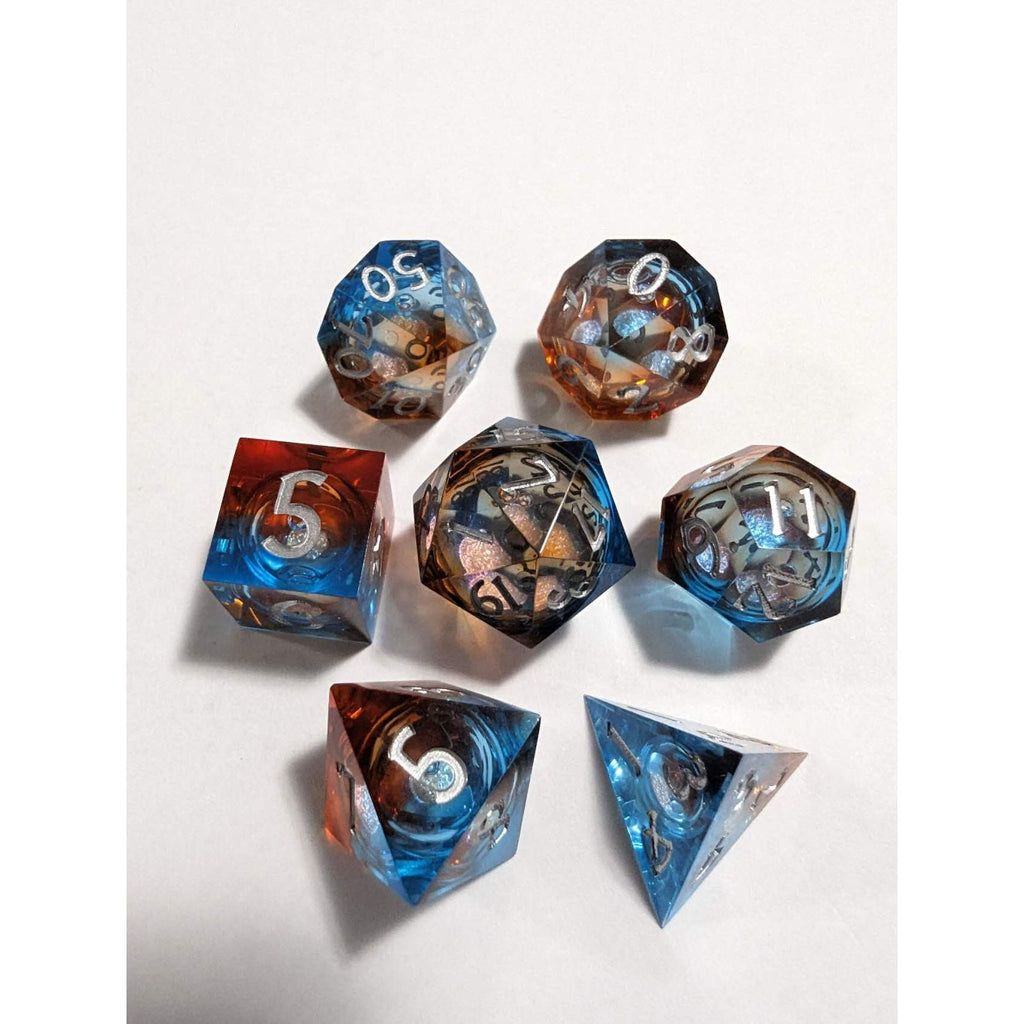Dice Hoard: Aurora 7-dice Set - Set 95 – Table Top Warfare
