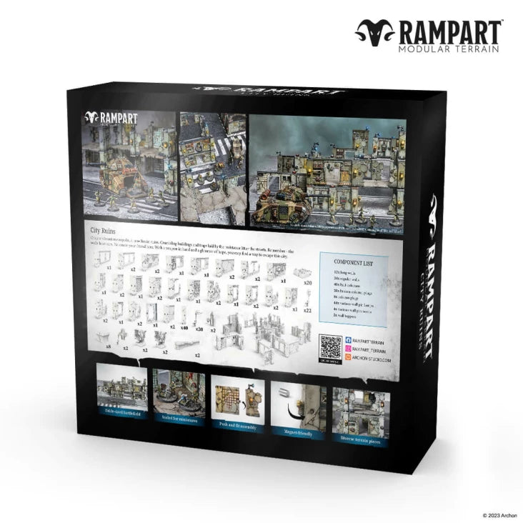Rampart: Modular Terrain - City Ruins – Table Top Warfare