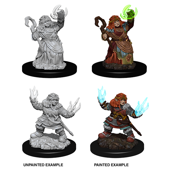 Pathfinder Miniatures Wave 7 - Female Dwarf Summoner – Table Top Warfare