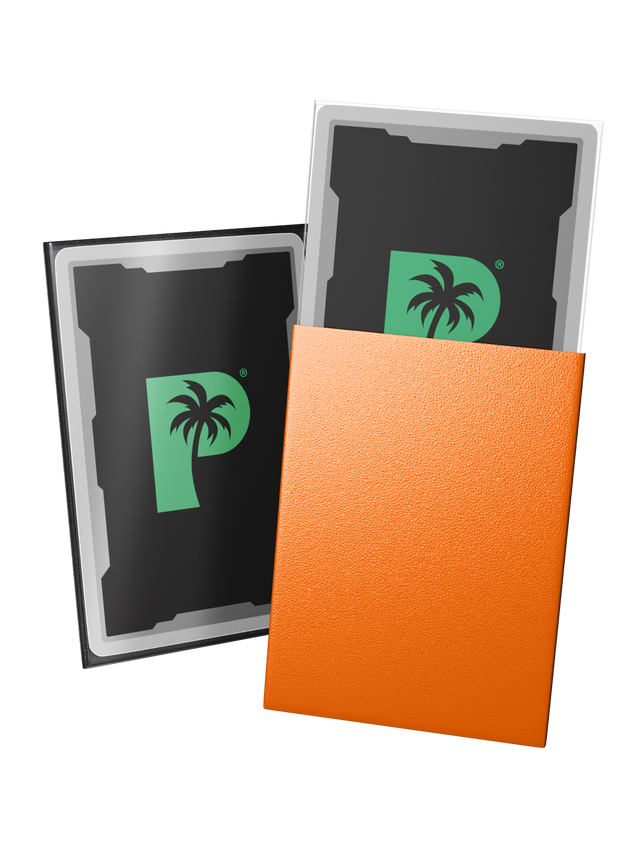 Palms Off Gaming - Blackout Matte Deck Sleeves: Standard Size - Orange ...