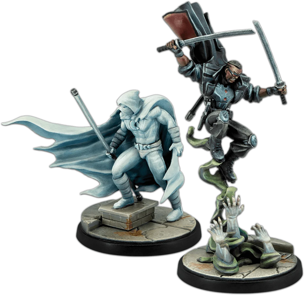 Marvel Crisis Protocol - (CP48) Blade and Moon Knight – Table Top Warfare