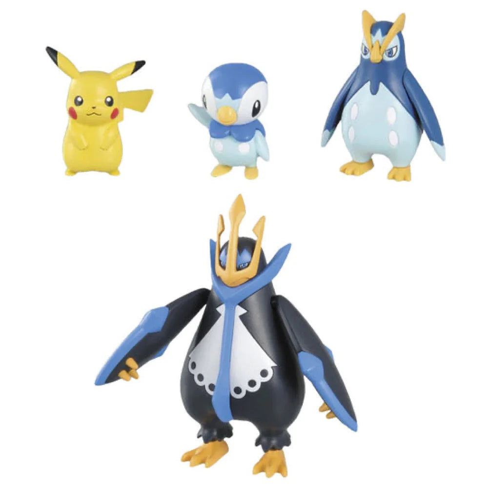 Bandai Spirits - Pokemon Model Kit: Empoleon Evolution Set – Table Top ...