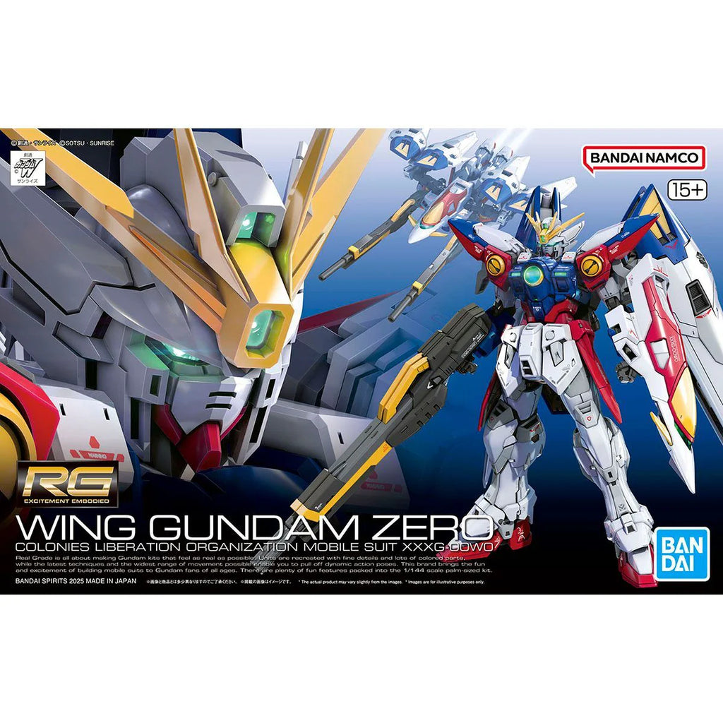 Bandai Spirits - Real Grade: 1/144 Wing Gundam Zero - Colonies Liberat ...