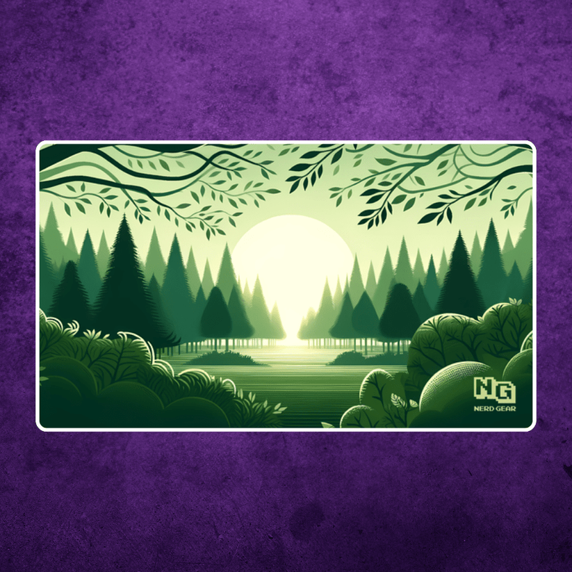 Nerd Gear Gaming - Scenic Land Playmat: Forest – Table Top Warfare