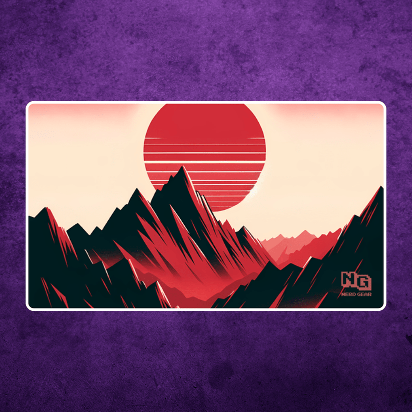 Nerd Gear Gaming - Scenic Land Playmat: Mountain – Table Top Warfare