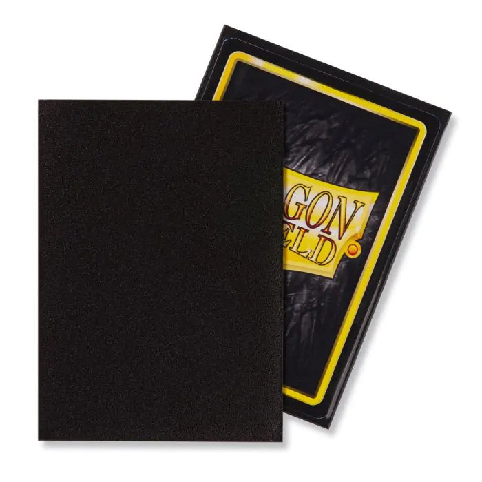 Dragon Shield - Standard Size Sleeves: Matte - Black – Table Top Warfare