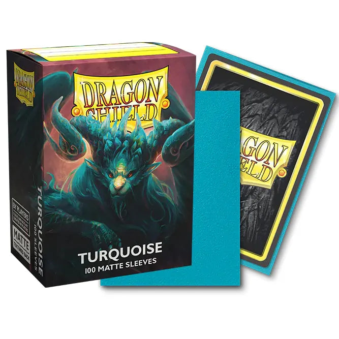 Dragon Shield - Standard Size Sleeves: Matte - Turquoise – Table Top ...
