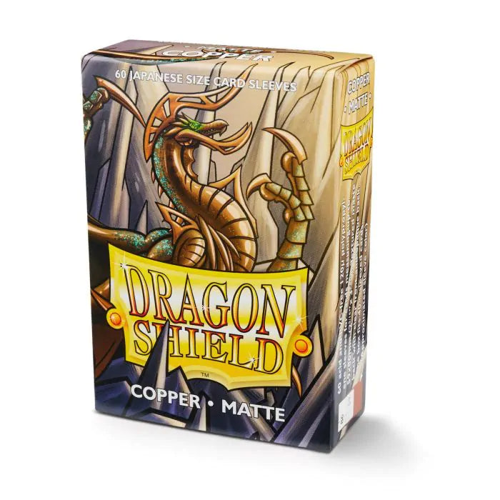 Dragon Shield - Japanese Size Sleeves: Matte - Copper – Table Top Warfare