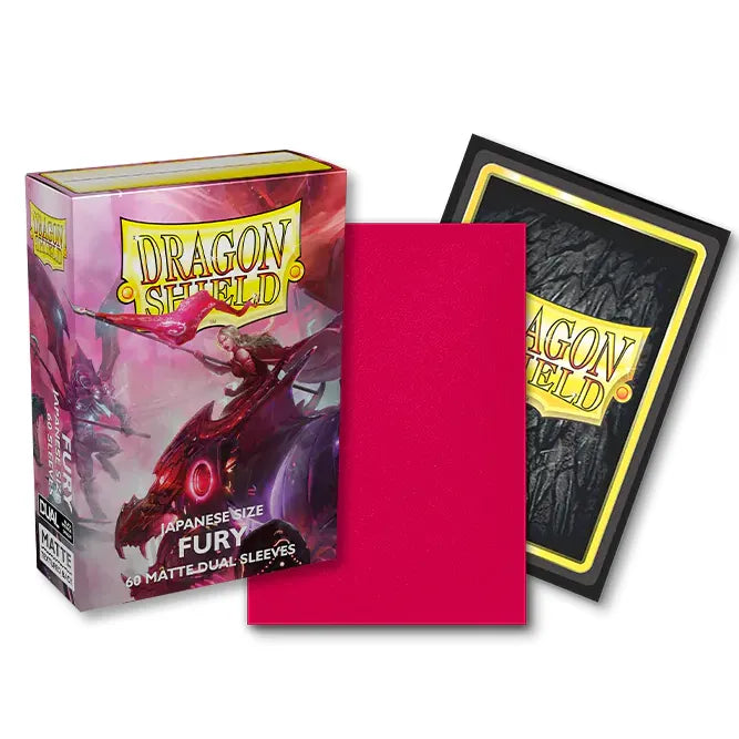 Dragon Shield - Japanese Size Sleeves: Matte Dual - Fury – Table Top ...