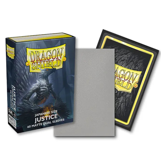 Dragon Shield - Japanese Size Sleeves: Matte Dual - Justice – Table Top ...