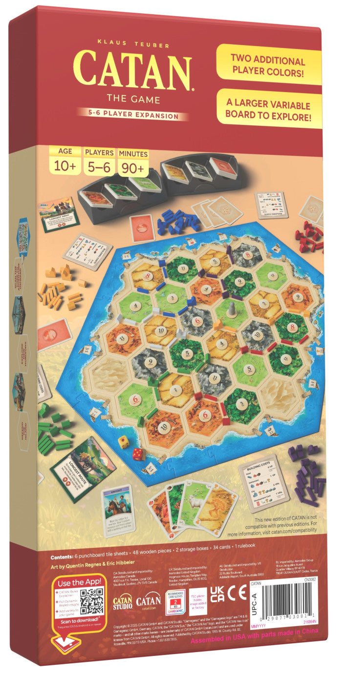 CATAN (6th Edition) - The Game 5-6 Player Expansion – Table Top Warfare