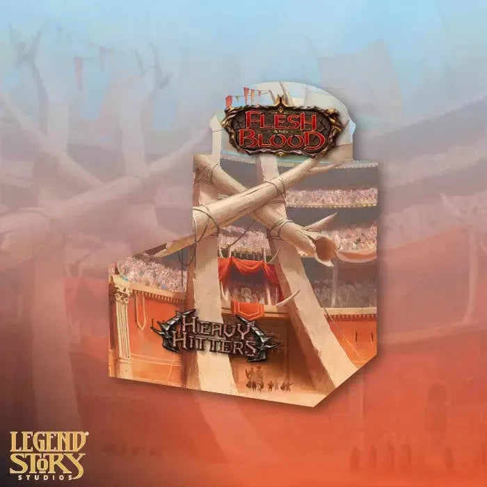 Flesh and Blood Heavy Hitters Booster Display – Table Top Warfare