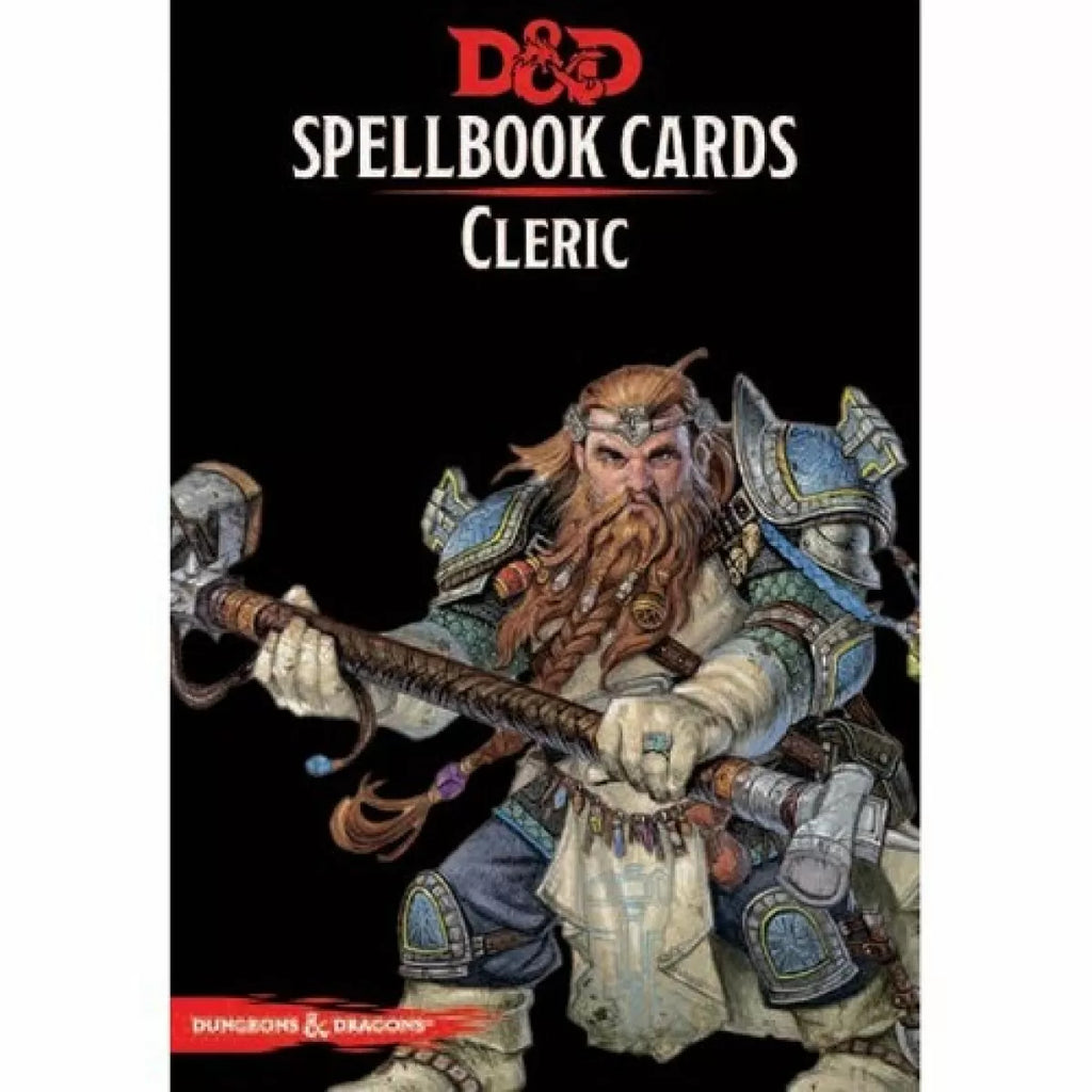 D&D Spellbook Cards Cleric Deck – Table Top Warfare