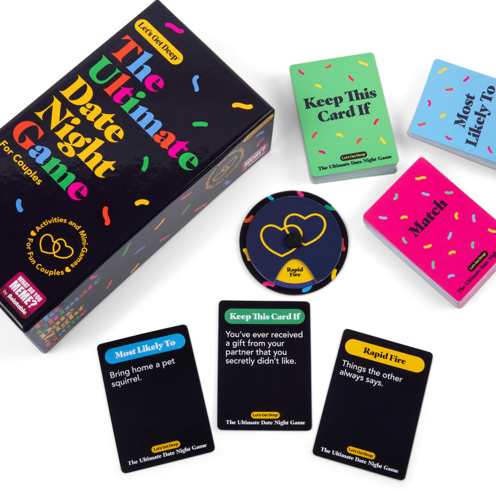 Lets Get Deep - The Ultimate Date Night Game for Couples – Table Top ...