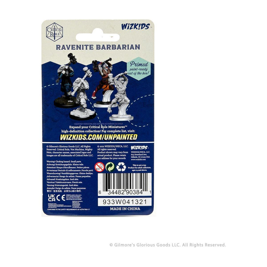 Critical Role Minitures - Wave 1: Ravenite Barbarian – Table Top Warfare