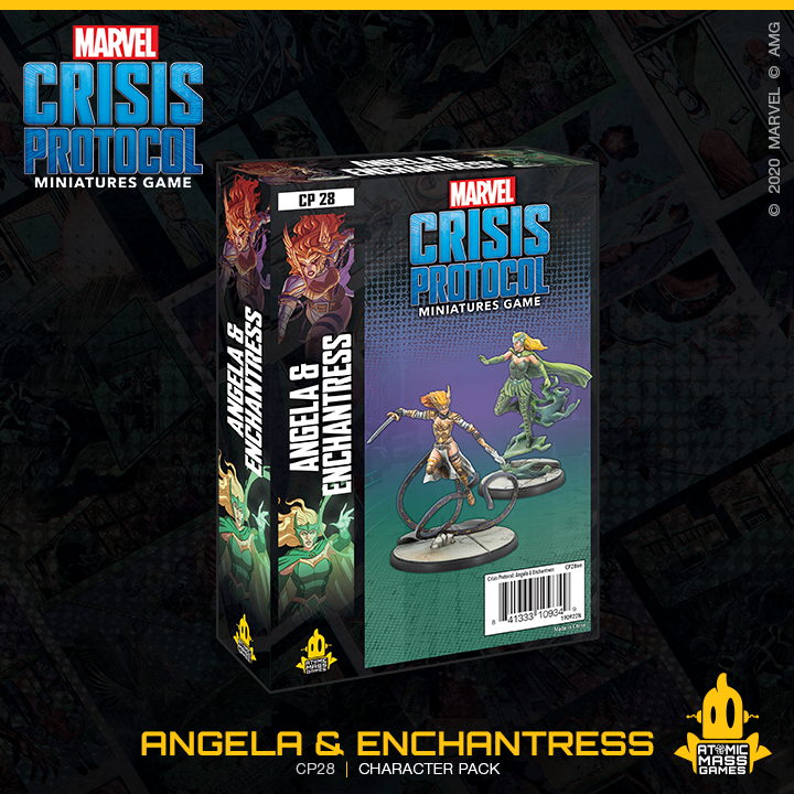 Marvel Crisis Protocol - (CP28) Angela And Enchantress – Table Top Warfare