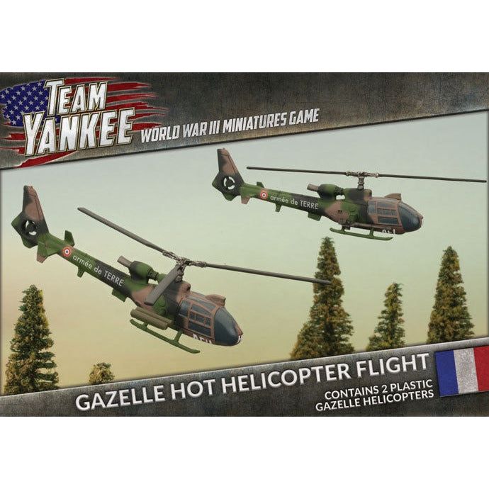Team Yankee - French: Gazelle HOT Helicopter Flight – Table Top Warfare