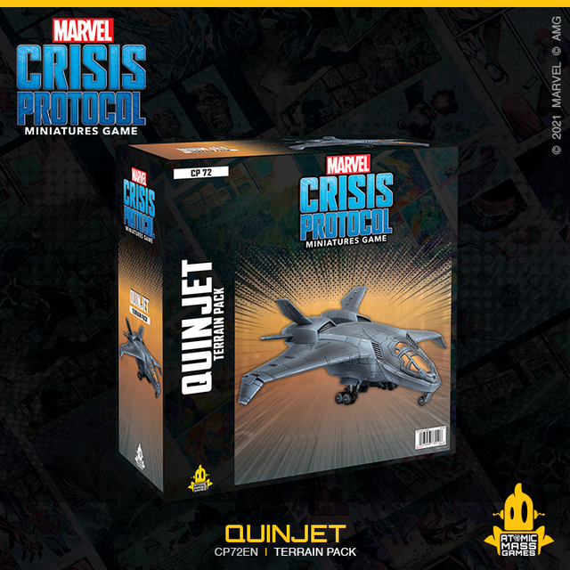 Marvel Crisis Protocol - (CP72) Quinjet Terrain Pack – Table Top Warfare